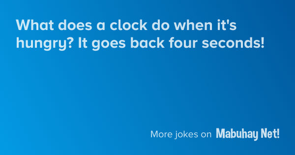 What does a clock do... · Mabuhay Net!
